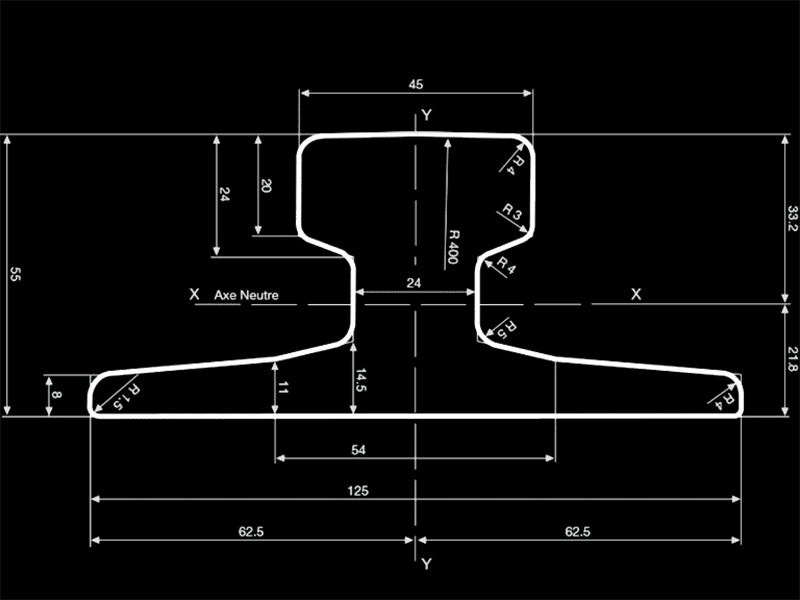 A45 Crane Rail | Light-Duty 50Mn Rails for Gantry Cranes