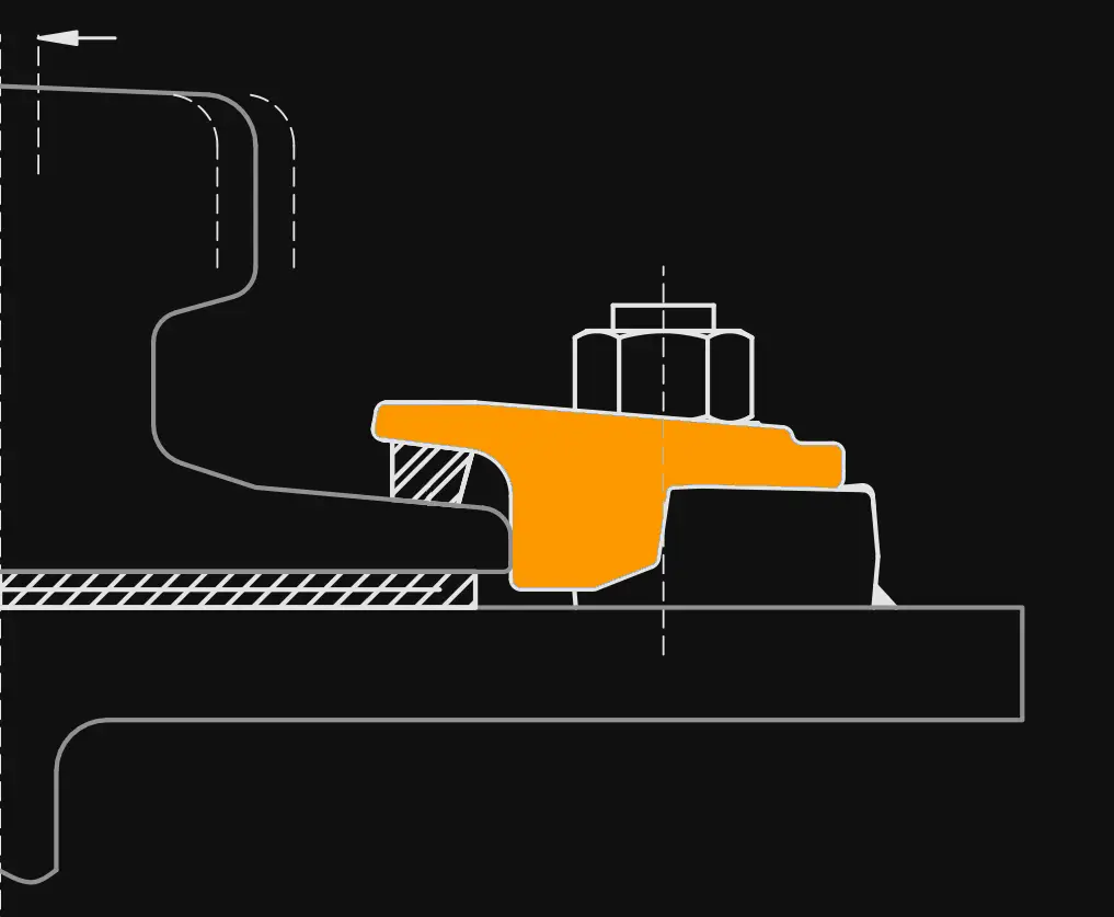 Rail Clips | for Crane Rails, Bolt and Weld Types | GloryTrack
